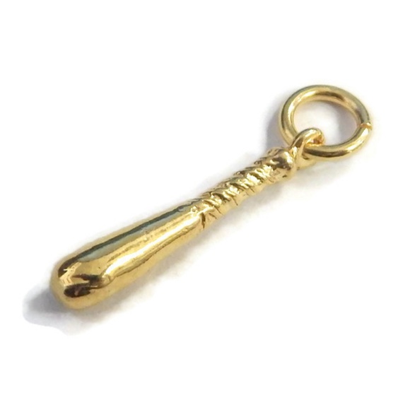 Jewelry | Baseball Bat Charm Pendant 14k Yellow Gold | Poshmark